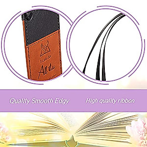 3 Pieces Christian Bookmarks for Women Men, Religious Bookmarks Father's Day Presents, Bible Cover Faux Leather Bookmakers with Inspirational Verse, Personalized Journal Markers (Simple Style)
