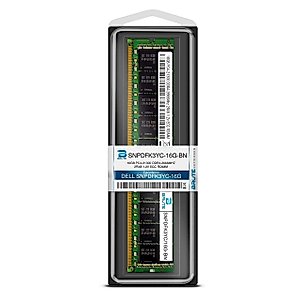 Brute Networks SNPDFK3YC/16G-BN - 16GB DDR4-2666Mhz 2RX8 ECC Registered RDIMM (Compatible with OEM PN# SNPDFK3YC/16G)