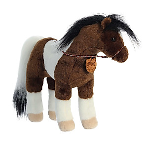 Aurora® Exquisite Breyer® Showstoppers Paint Horse Stuffed Animal - Realistic Detailing - Imaginative Play - Brown 13 Inches