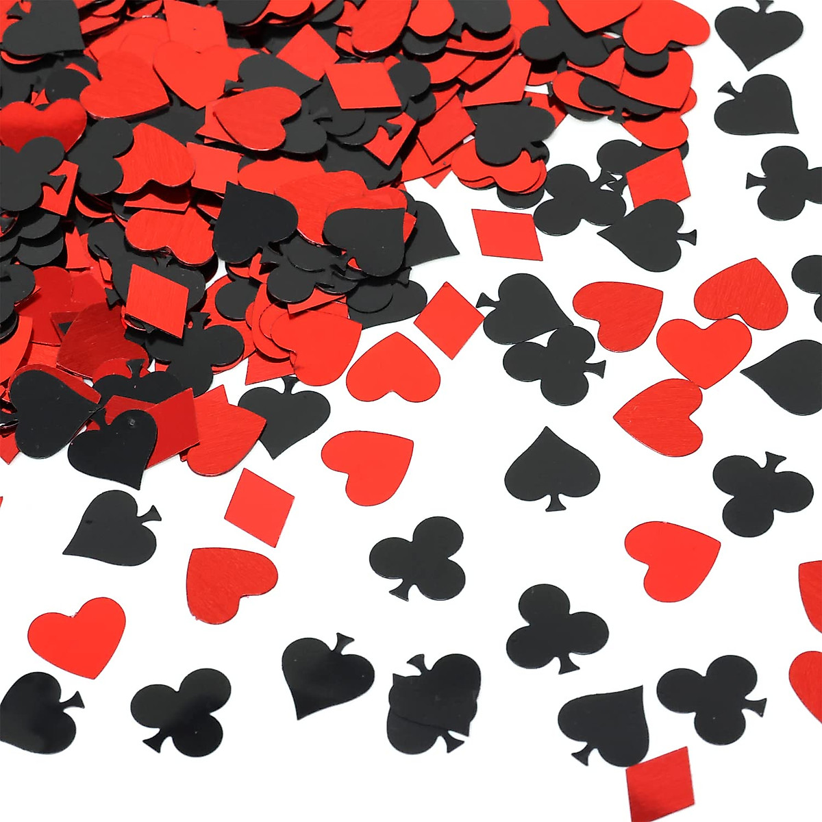 Honbay 60g Casino Party Table Scatter Confetti Viva Las Vegas Party Foil Metallic Confetti Sequins Game Night Birthday Baby Shower Wedding Bridal Shower Carnival Party Sprinkles Confetti Decorations