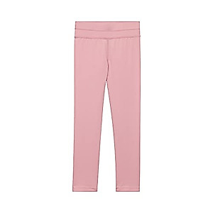 BTween Girls’ 4 Pack Leggings Set, Exercise, Sports Tights with Wide Waistband for Girls, Size 8 Black