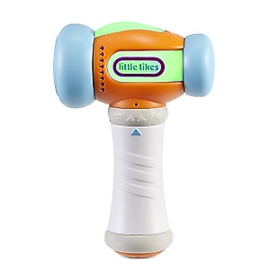 Little Tikes Count & Learn Hammer, Soft and Textured Grip for Little Hands with Numbers, Silly Sounds, Activity Lights SFX- Gift and Toy for Babies Toddlers Girls Boys Age 9 Months 1 2+ Years Old