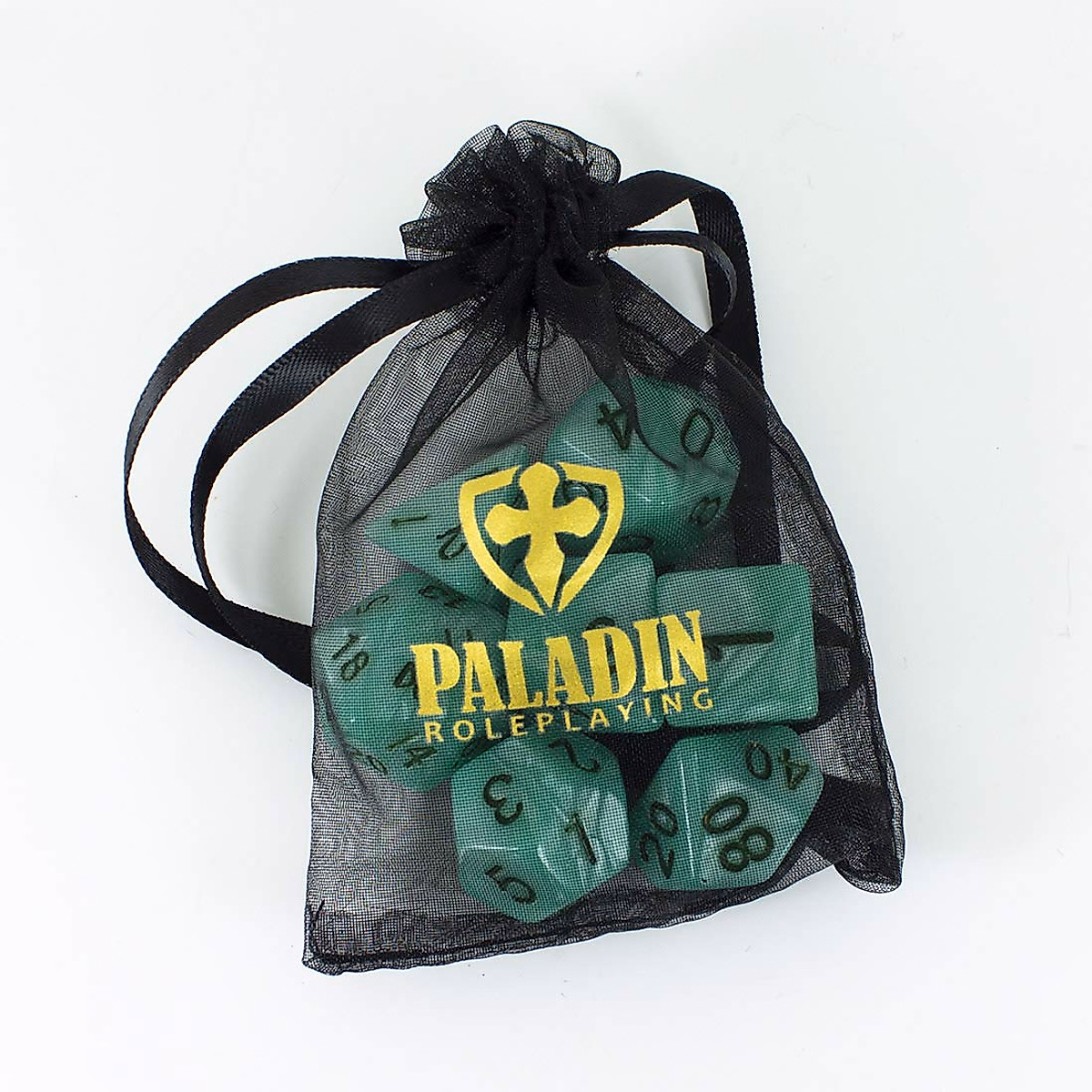 Turquoise Pearl RPG Dice - Full Polyhedral Set - 'Aqua'