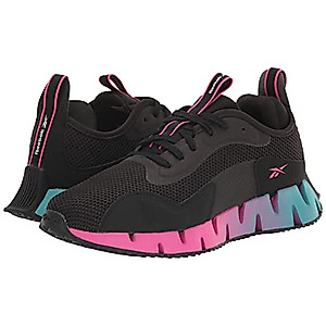 Reebok Women's Zig Dynamica Sneaker, Black/Proud Pink, 8.5