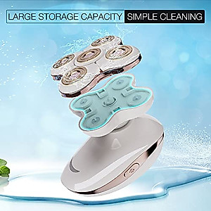 Electric Razors for Womens, 2-in-1 Best Shaver for Women, Rechargeable Trimmer with Detachable Head for Women's Legs, Bikini, Face, Lips Hairs, Cordless Wet Dry Facial Hair Removal for Women