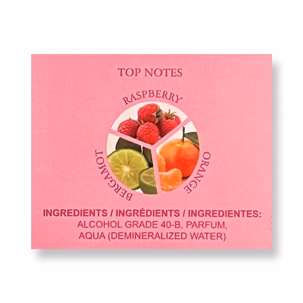 United Scents Pink Love Eau de Parfum for Women | 3.4 Fl Oz Enthralling Raspberry Orange Bergamot and Vanilla Notes | Light Fragrance for Everyday Use