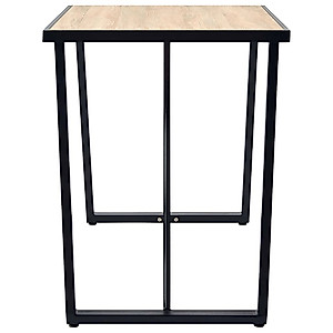 YUHI-HQYD Dining Table,Industry Offic Table,Rectangle Console Table,Kitchen Table,Computer Desk,Perfectly in a Living Room,Den,Office Room, and Family Room, Oak 47.2"x23.6"x29.5"