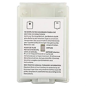 Battery Cover, Shell Case Cover Kit Replacement Universal Anti-abrasion Oil Injection Process for Game Console Controller(white)