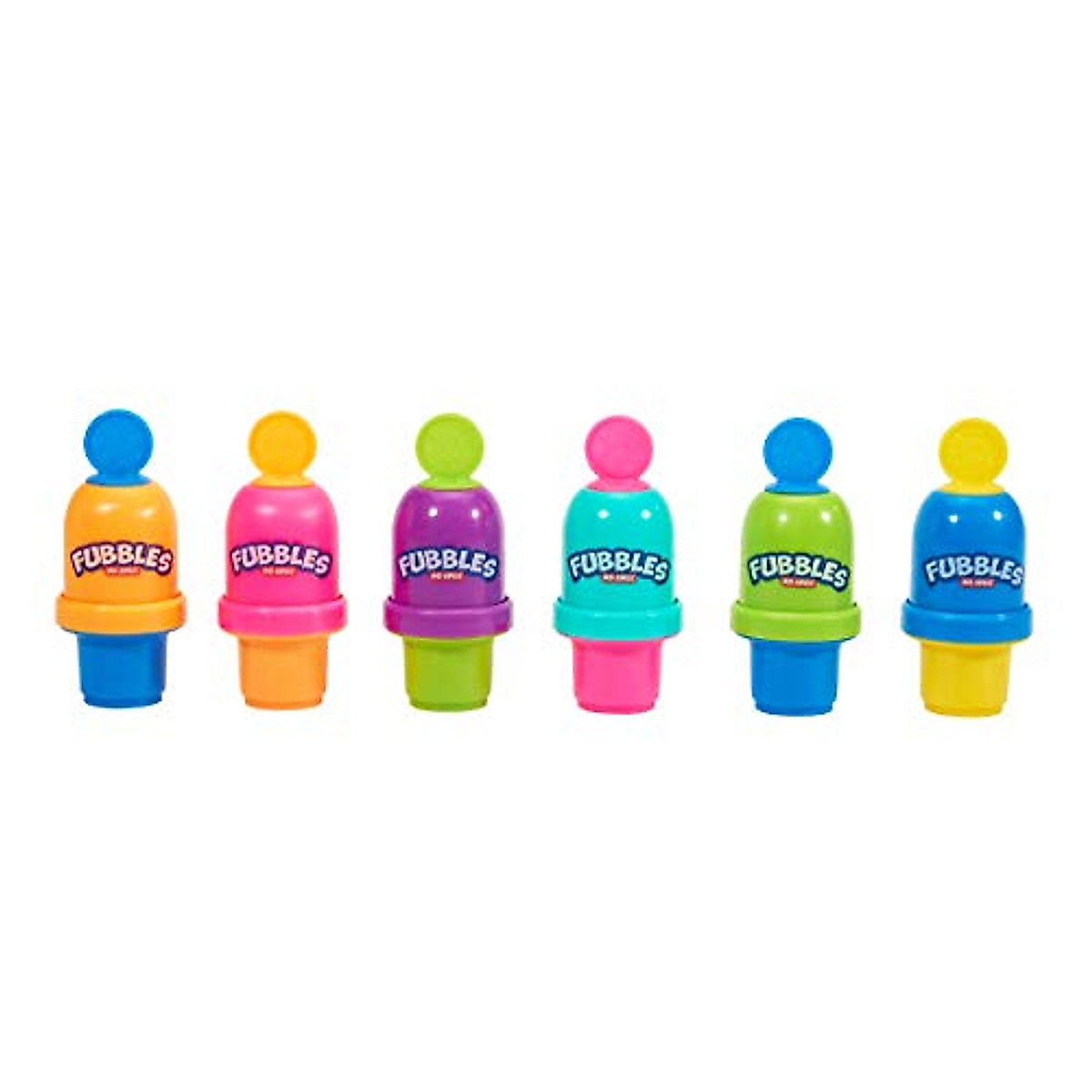 Fubbles Bubbles No-Spill Bubble Tumbler for Babies Toddlers and Kids | Includes 6oz Bubble Solution and Bubble Wand (Tumbler Colors May Vary)(Pack of 3)