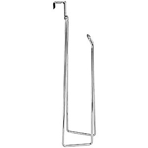 Spectrum Vertical Over The Cabinet Paper Towel Holder (Chrome) - Paper Towel Storage & Dispenser for Bathroom, Kitchen, Laundry Room, RV, Camper, & Cabinet Organization