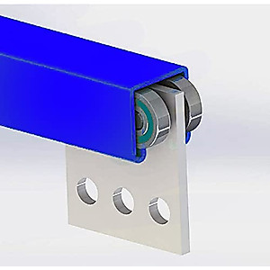 Hi Flame 4 Wheel Trolley Assembly, Four Bearing Trolley Assembly for Taller Strut Channel or All 1-5/8" Channel (Pack of 4)