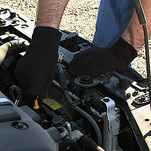 Midwest Gloves & Gear 3203P06-L-AZ-6 Midwest Gloves and Gear Men's Jersey Work Glove, Brown, Large