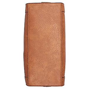 Calvin Klein Reyna Novelty Triple Compartment Shoulder Bag, Caramel Mix,One Size