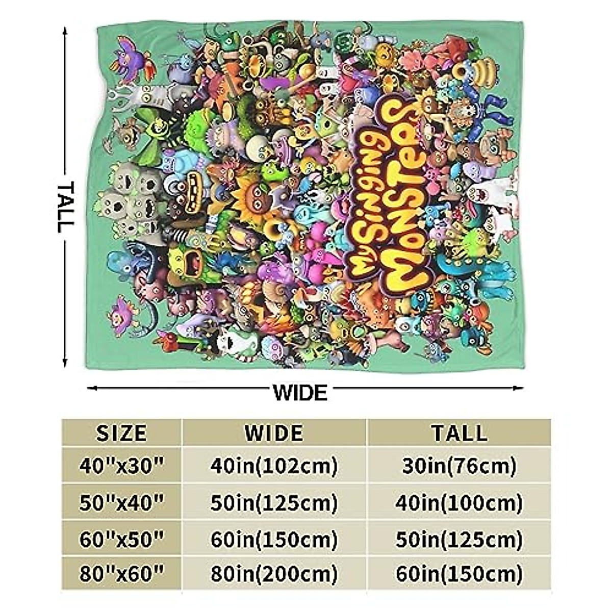 Yfccflloo Cartoon Blanket Throw Flannel Fleece Blanket Lightweight All Seasons for Livingroom/Bedroom/Sofa/Camping50 X40