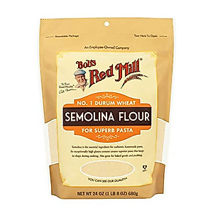 Bob's Red Mill Semolina Pasta Flour, 24-ounce (Pack of 4)
