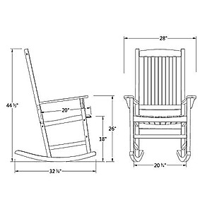 Cambridge Casual Bentley Porch Rocking Chair, Dark Magenta