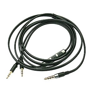 NEW NEOMUSICIA Replacement Cable Compatible with Sol Republic Master Tracks HD V8, V10, V12, Sol Republic X3 Headphone, Remote Volume Mic Compatible with iPhone Samsung Galaxy Xiaomi Huawei Android