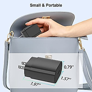 USB C Charging Block for Samsung Galaxy, 25W Super Fast Wall Charger Block Type C, Power Adapter Box for Galaxy S22 /S21/S20/S9/Ultra/Plus/Note, for iPhone 13/12/11/Pro Max/iPad Pro and More -2Pack