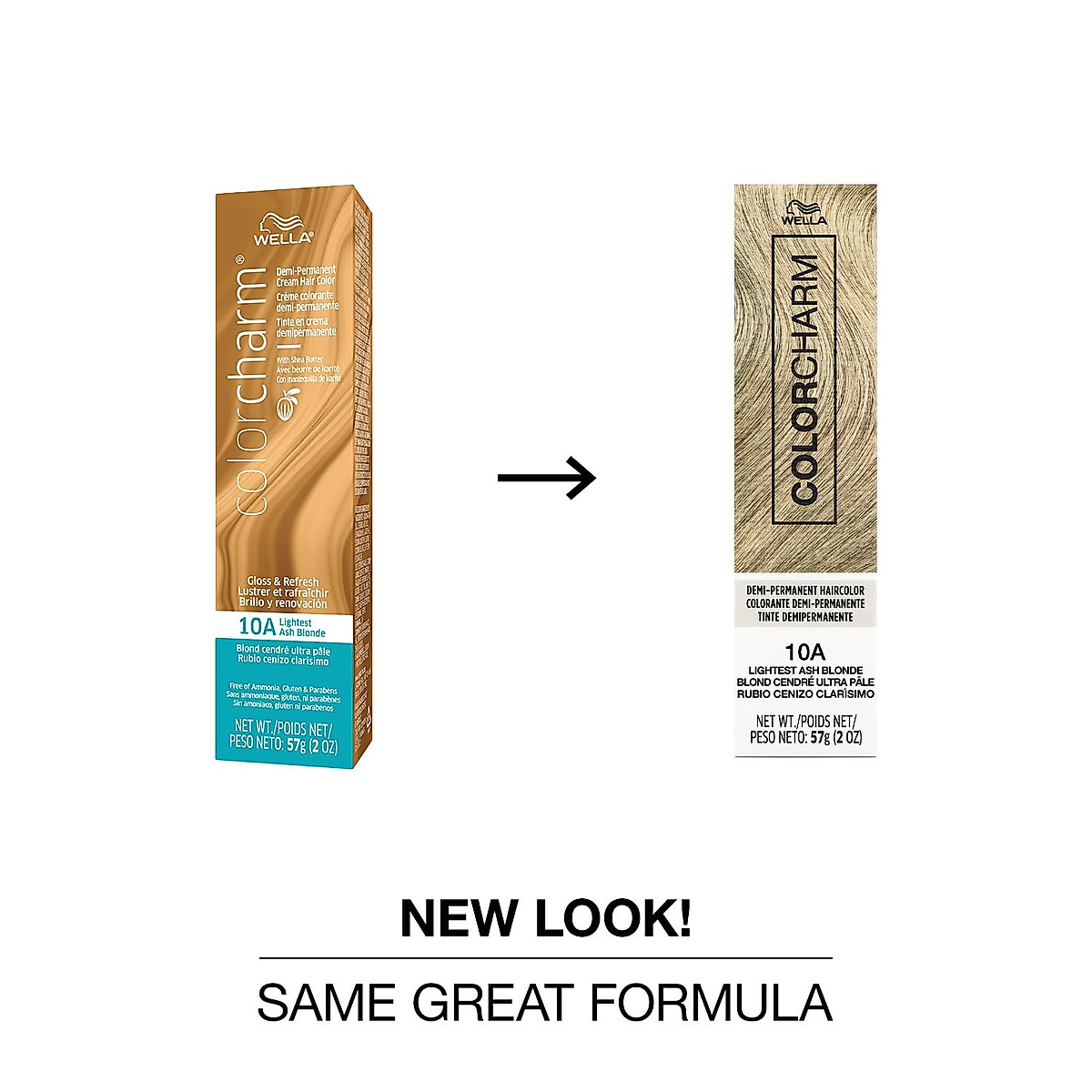 COLORCHARM Demi Permanent Hair Color| 10A Lightest Ash Blonde | Gloss, Refresh and Tone | 2 Fl Oz