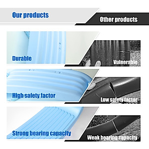 Plastic Swing Seat with Rope, Kids Tree Swings for Swing Set, Great for Backyard,Outdoor,Indoor,Playground,Sky Blue for Boy