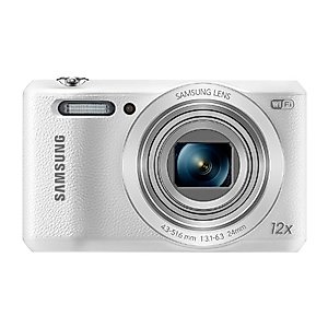 Samsung WB35F 16.2MP Smart WiFi & NFC Digital Camera with 12x Optical Zoom and 2.7" LCD (White)
