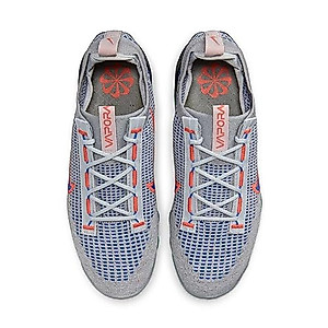 Nike Men's Air Vapormax 2021 Flyknit Shoes, Wolf Grey/Medium Blue, 10
