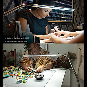 Daylight Company LLC Daylight Company Slimeline 3 led Floor Lamp, Brushed Steel