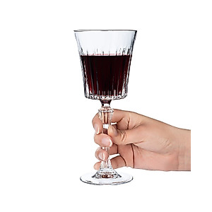 HISTORY COMPANY Il Ristorante Toscano “City of Crystal” Wine Glass 2-Piece Set, Crafted in the Tuscany Region of Italy (Gift Box Collection)