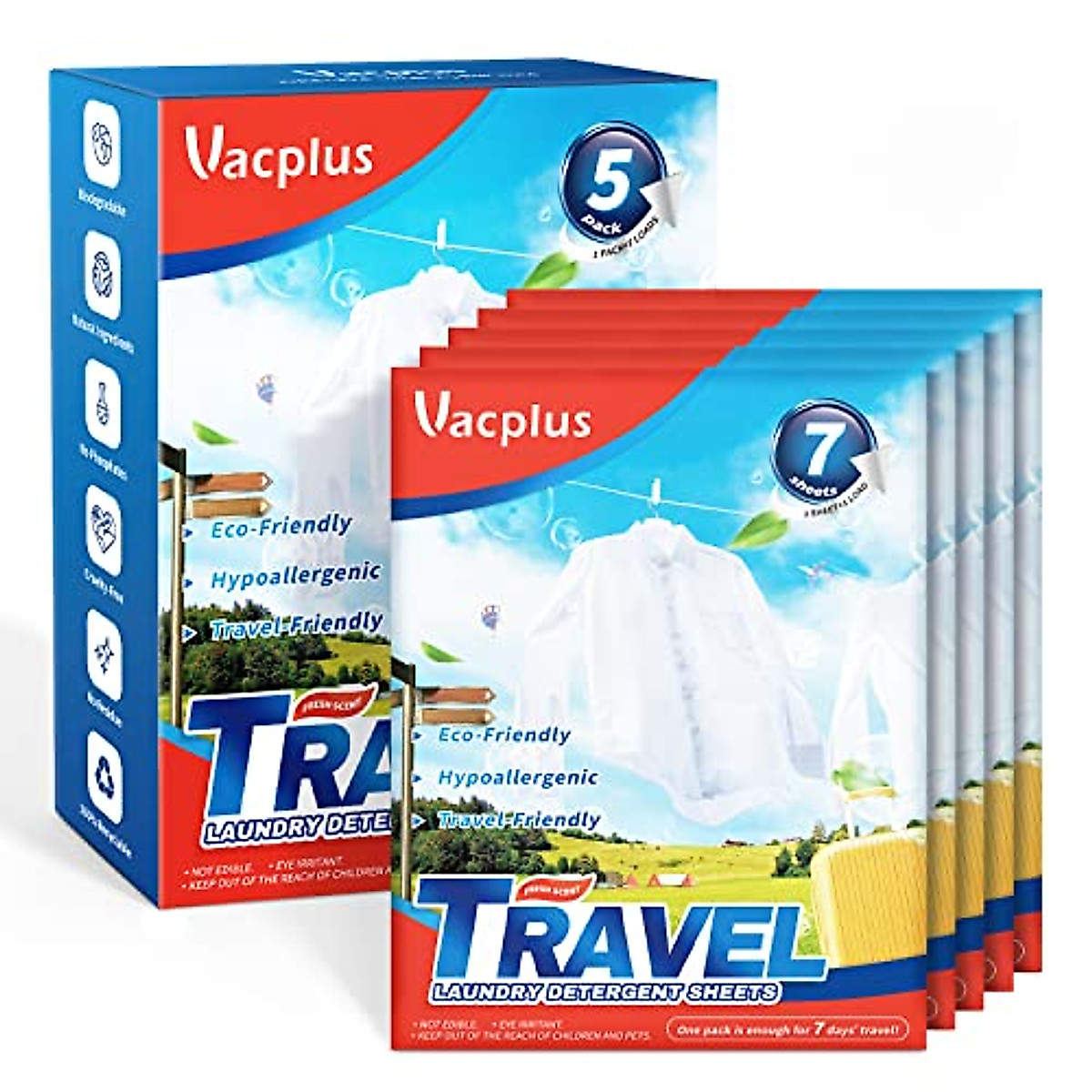 Laundry Detergent Sheets - Liquidless Bulk Laundry Detergent, Laundry Detergent Strips, Plastic-Free Laundry Detergent with Small Package, Suitable for Travels (35 Sheets)