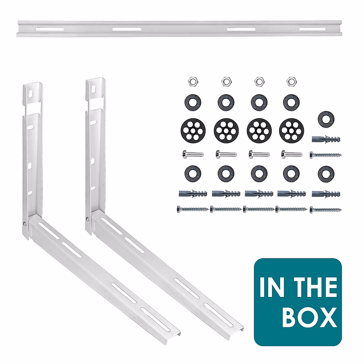 Daisypower Outdoor Wall Mounting Bracket for Ductless Mini Split Air Conditioner Heat Pump Systems, Support Up to 9000-36000 Btu Condenser