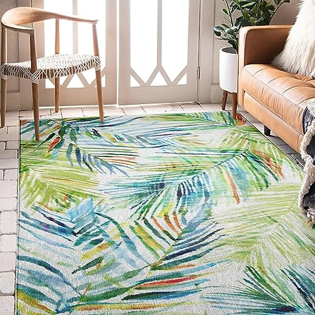 Dalyn Rugs Indoor/Outdoor Tropics TC4 Multi Washable 8' x 10' Rug