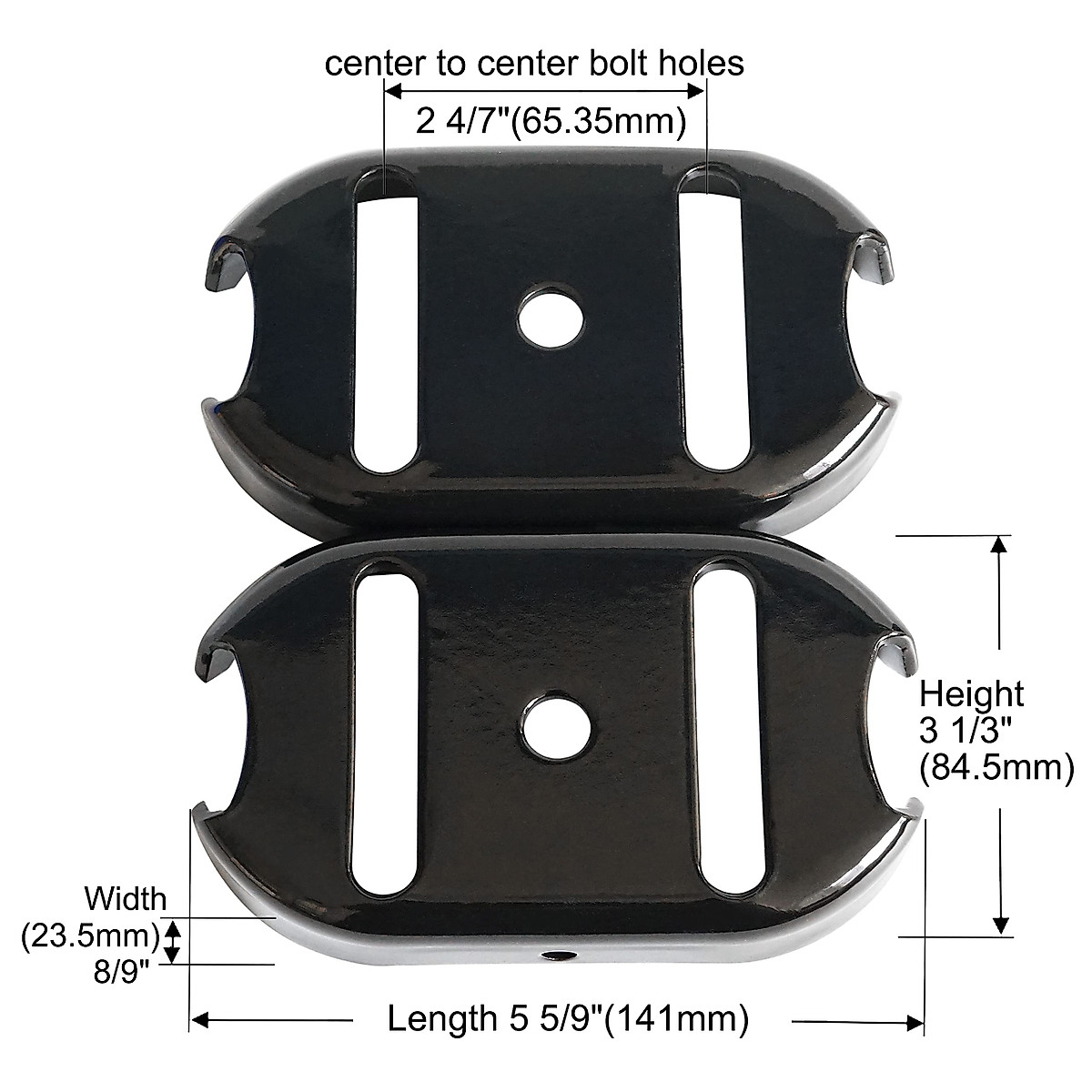 Outdoor Power 2 Pieces Snow Blower Skid Shoe Replaces Murray 1727854BMYP Skid Shoe for Murray 1687050 - Grass Mulcher Kit 50"
