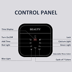 FARRENCE LED Face Mask Light 7 in 1 Color SPA Facial Equipment LED Light Facial Body Beauty Machine for Skin Care at Home