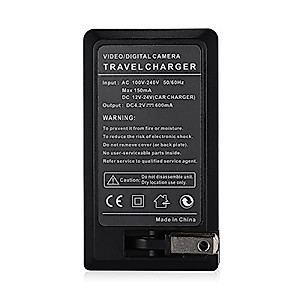 Powerextra 2 x NP-40 Battery and Charger Compatible with Casio NP-40, Casio Exilim EX-Z600, EX-Z750, EX-Z1000, EX-Z1050, EX-Z1080, EX-Z1200, Kodak AZ421(Free Car Charger Available)