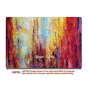 Decalrus - Protective Decal for The Lenovo ThinkPad P53 (15.6" Screen) Laptop with Customized Name LEthnkpd15_P53-Name24
