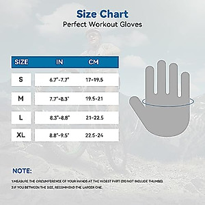 Glofit Cycling Gloves Bike Gloves for Men Women - 5MM Pad Biking Gloves Full Finger Road Bike MTB Bicycle Gloves - for Cycling/Workout/Hiking/Gym/Training/Outdoor Medium