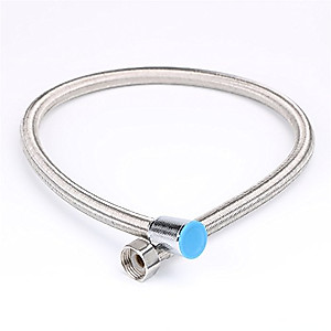 Weirun Commercial Style Single Lever Spring Pull Down Kitchen Sink Faucet Replacement Part 30.3-Inch Hose, Stainless steel