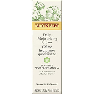 Burt's Bees Sensitive Daily Moisturizing Cream 1.8 oz (Pack of 2)