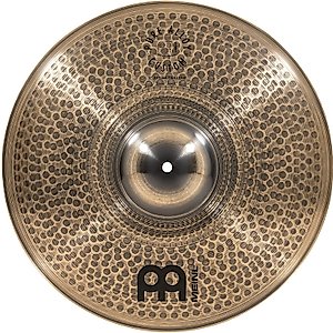 Meinl Cymbals Pure Alloy Custom 17" Medium Thin Crash Cymbal — Made in Germany — Smoked Bronze Finish, 2-Year Warranty (PAC17MTC)