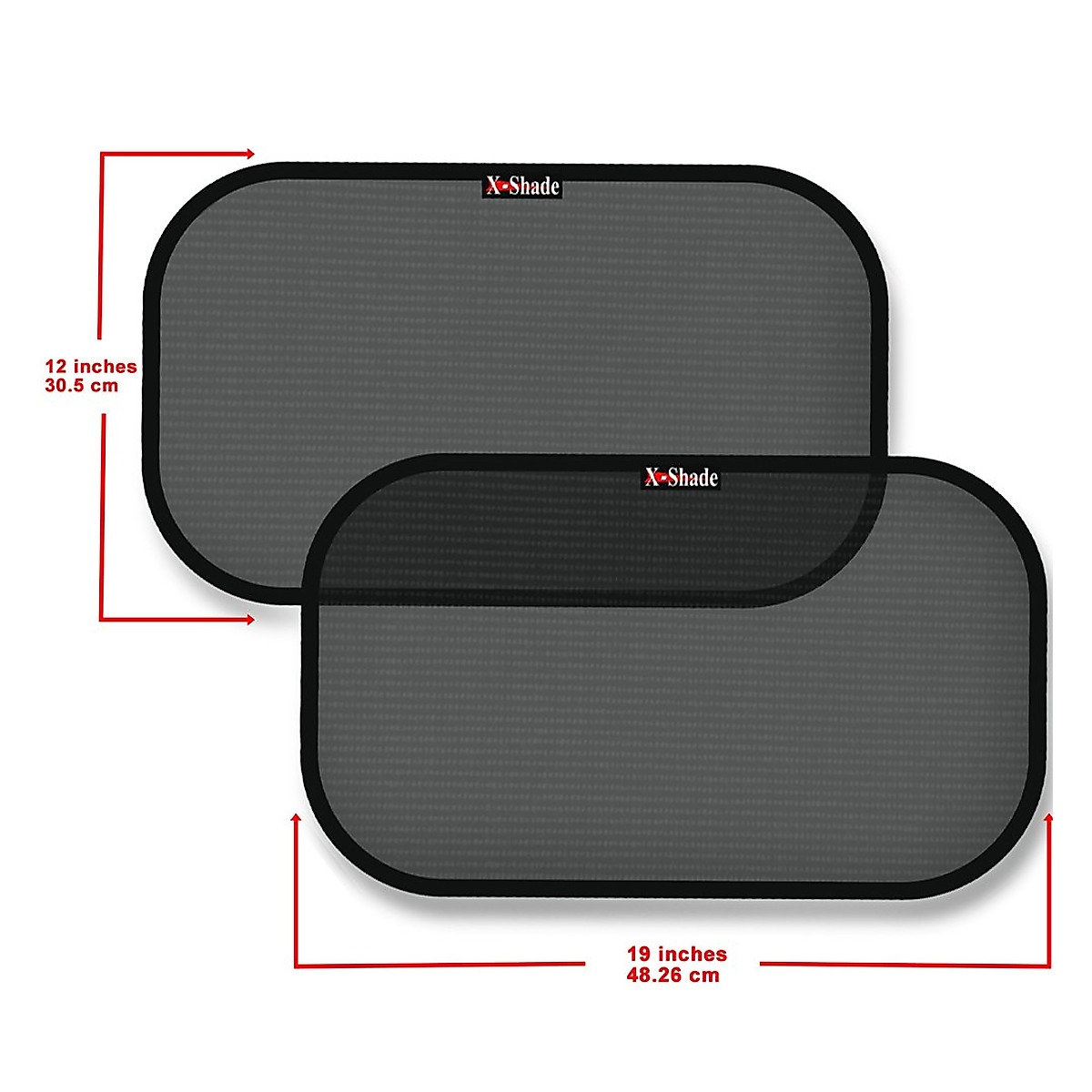 Car Window Shade Sun Screen Keeps Interior Cooler to Protect Baby, Infants & Kids 2 Pcs. With Non-Slip Pad