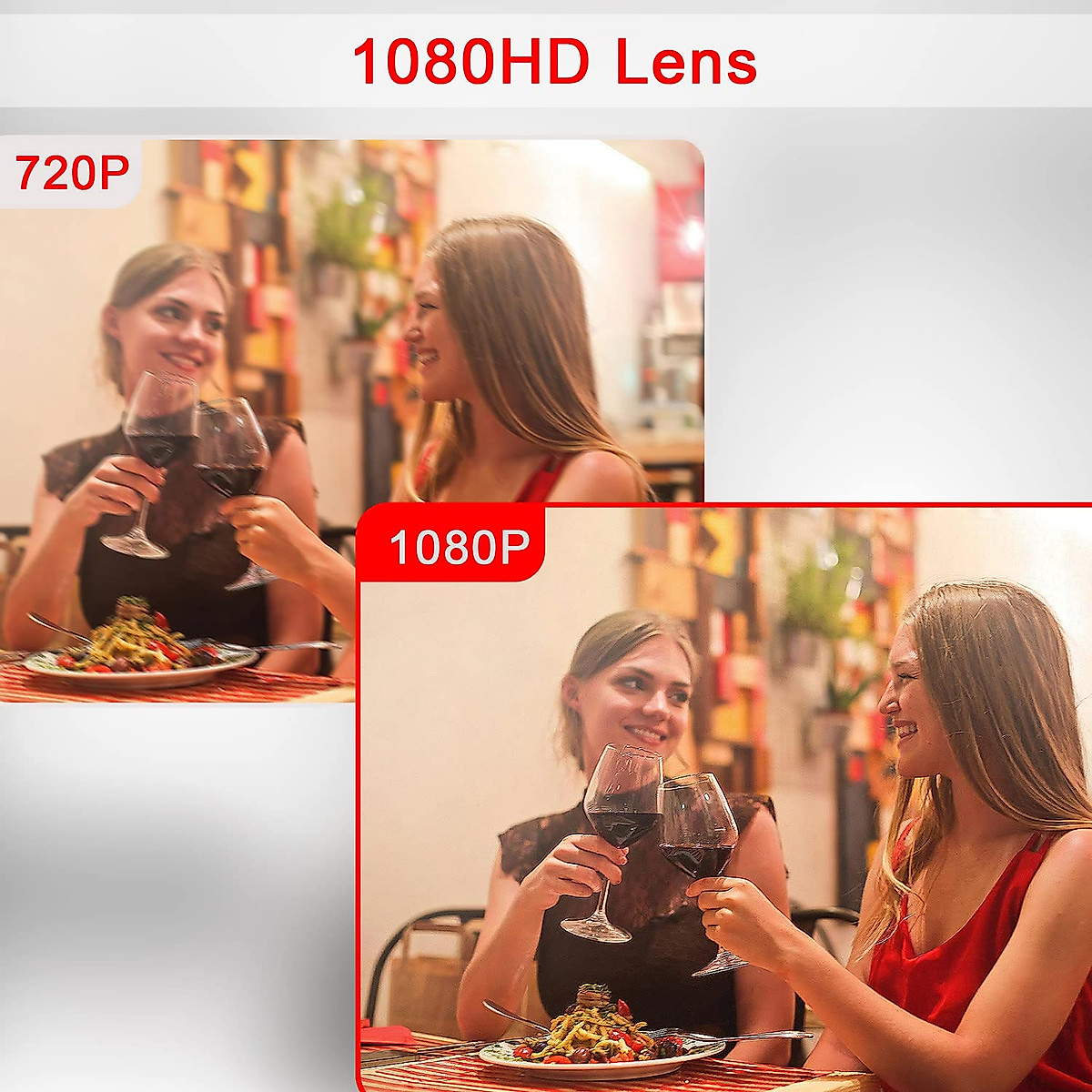 Small-ECO Hidden Camera Speaker - Spy Camera PTZ HD 1080P WiFi Motion Detection Video Recorder Wireless Mini Safety Nanny Camera