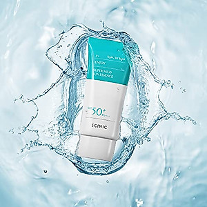 SCINIC Enjoy Super Mild Sun Essence SPF50+ PA++++ 1.69 fl oz(50ml) | A Lightweight Hydrating Sun Essence That leaves No Sticky Feeling | Korean Skincare