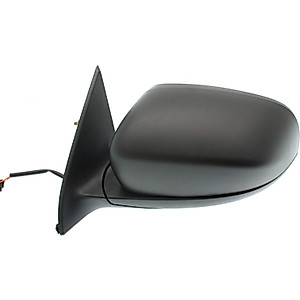 Kool Vue Driver Side Power Non-Heated Mirror for Jeep Cherokee 2014-2018 Manual Fold Without Signal Light, Blind Spot Monitor, Memory, Puddle Lamp & Auto-Dimming Textured