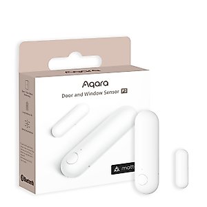 Aqara Door and Window Sensor P2, Matter Over Thread, Requires Thread Border Router, Contact Sensor with Remote Alarm and Local Automation, Supports Apple Home, Google Home, Alexa and SmartThings