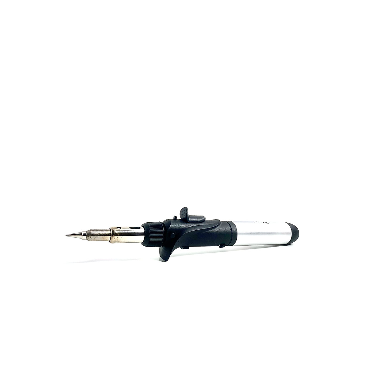 6 Piece Set Cordless Butane Soldering Kit; Portable Welder; Multipurpose welding torch; Soldering Iron, Silver & Black, 10 inches x 2.0 Width