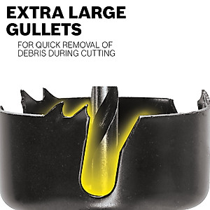 BOSCH HCS100 1 in. Edge Wood Hole Saw with Arbor