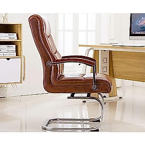 WHLONG Home Office Chairs, Ergonomic Executive Chair for Home, PU Leather High Back Computer Chair Executive Chairs(Color:A)