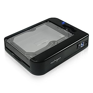 Archgon MH-3507-U3A USB 3.0 2.5"/3.5" Hard Drive Docking Station Optimized for UASP & SATA III 6.0 Gbps Transfer Rate