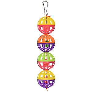 Penn-Plax BA511 4 Count Lattice Balls with Bells