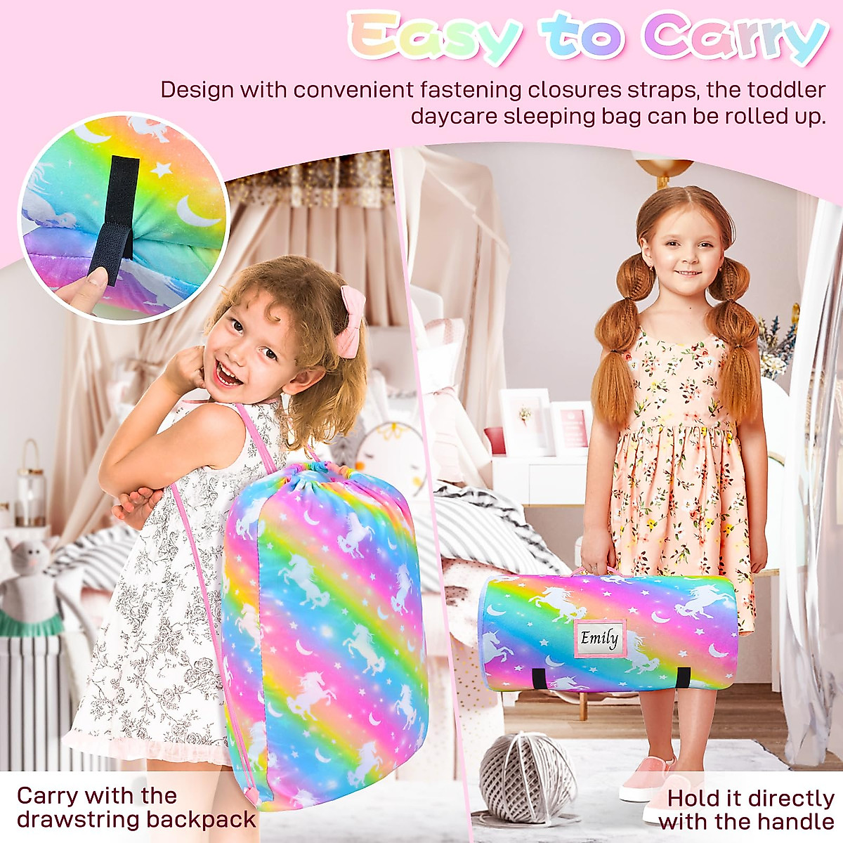Nap Mat Unicorn Sleeping Bag with Pillow and Blanket